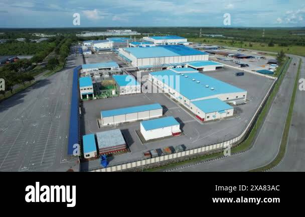 Kuching, Malaysia - April 9 2024: The Lotte Energy Materials Plant ...
