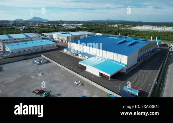 Kuching, Malaysia - April 9 2024: The Lotte Energy Materials Plant ...