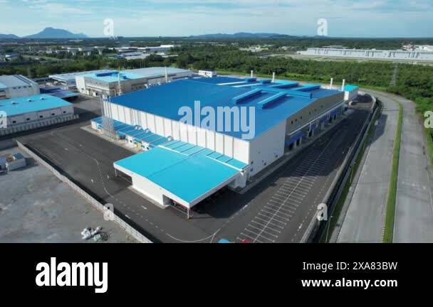 Kuching, Malaysia - April 9 2024: The Lotte Energy Materials Plant ...
