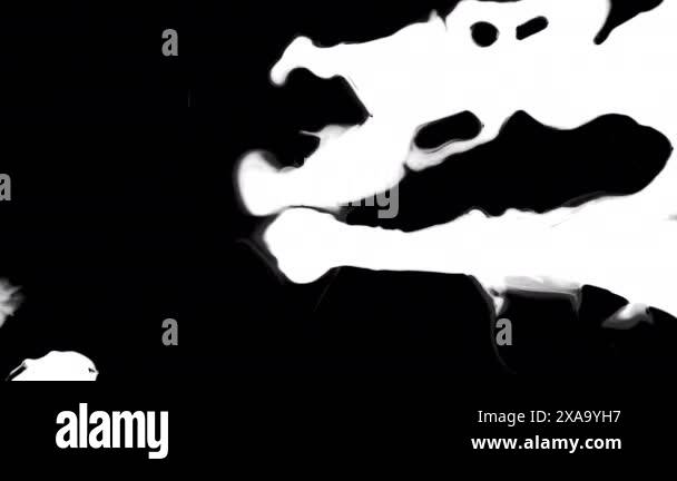 Black ink artistic flow splatter spots spills white paper beautiful ...