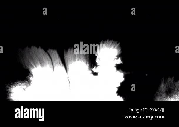 Black ink rorschach effect abstract background artistic flow splatter ...