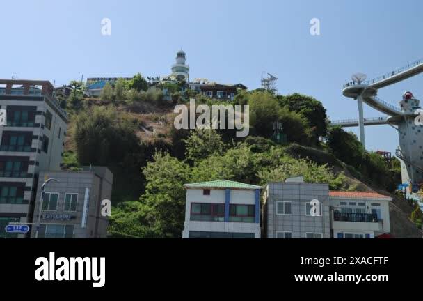 Donghae City, South Korea - May 18th, 2024: A panning right view from ...
