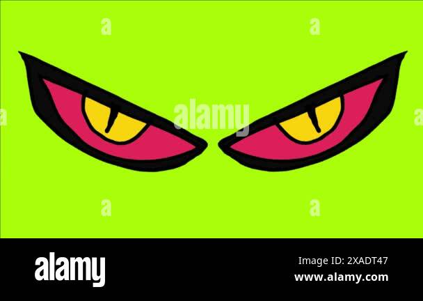 Eagle eye animated cartoon video. Perfect for presentation elements ...