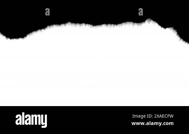 Black ink artistic flow splatter spots spills white paper beautiful ...