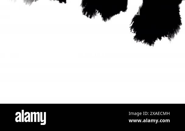 ink transition on white screen, drop texture, ink transition splatter ...