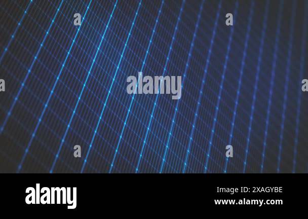 3d Technology Grid Rotating/ Animation of an abstract minimal ...