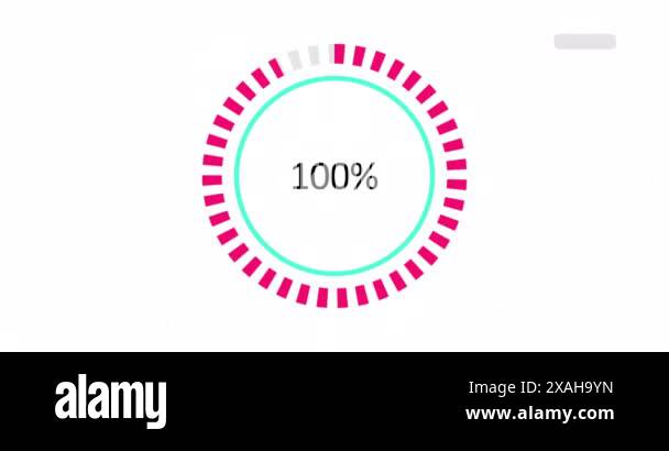 Loop animation of simple round graph. Animated Infographic on white ... Loop animation of simple round graph. Animated Infographic on white ...