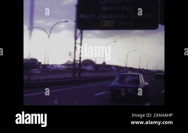 Hinton, Unites States may 1975: Vintage footage of a road trip on ...