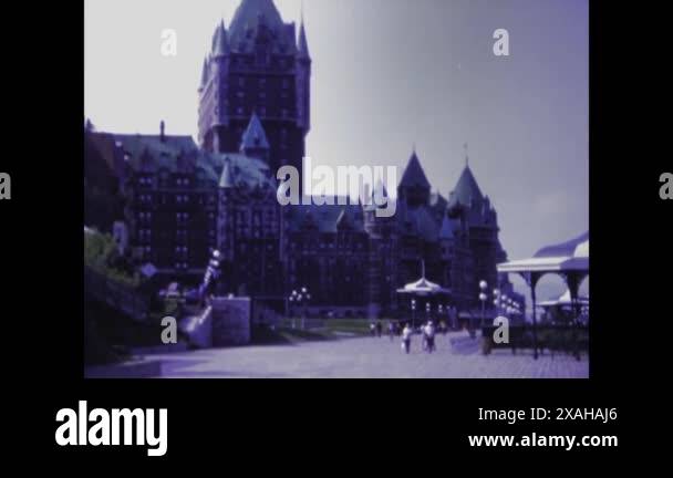 Chateau Frontenac Canada May 1975 Vintage Footage Of Chateau