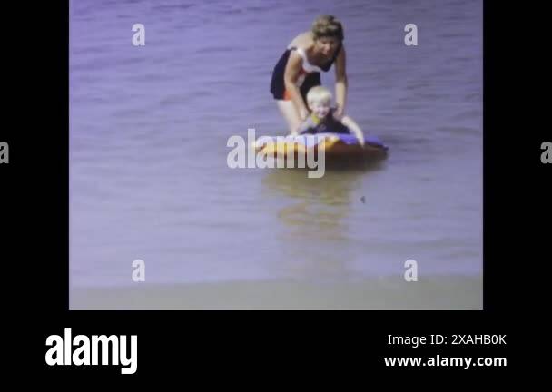 Washington, United States june 1975: Vintage footage of children ...