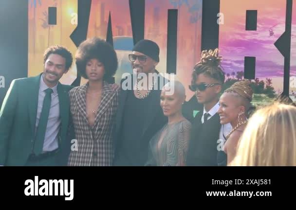 Trey Smith, Willow Smith, Will Smith, Jada Pinkett Smith, Jaden Smith ...