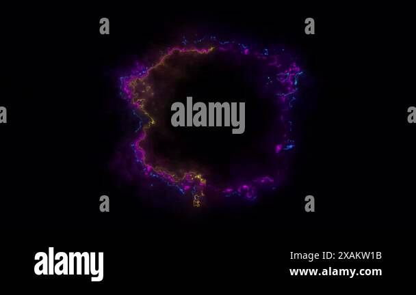 Explosion shockwave effect and divergent wave on a transparent ...