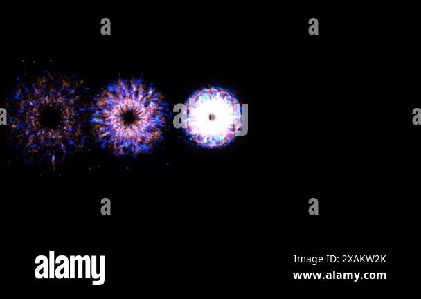 Explosion shockwave effect and divergent wave on a transparent ...