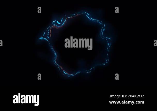 Explosion shockwave effect and divergent wave on a transparent ...