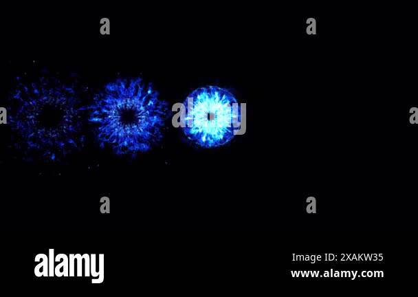 Explosion shockwave effect and divergent wave on a transparent ...