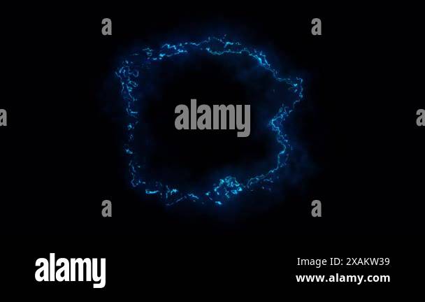 Explosion shockwave effect and divergent wave on a transparent ...