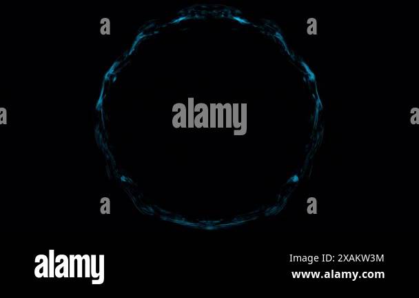 Explosion shockwave effect and divergent wave on a transparent ...