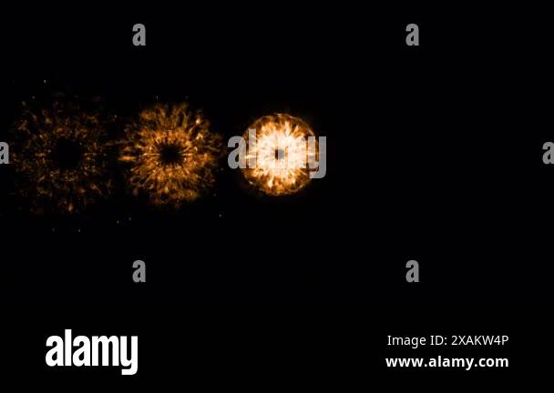 Explosion shockwave effect and divergent wave on a transparent ...