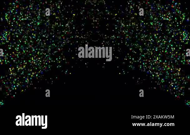 Confetti Explosion Animation on a transparent background. 3D Color ...