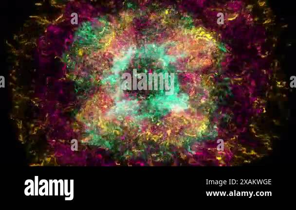 Explosion shockwave effect and divergent wave on a transparent ...