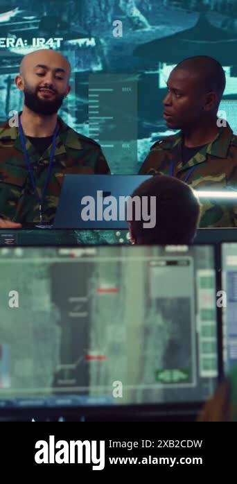 Vertical Video Army officers providing details for a new national ...