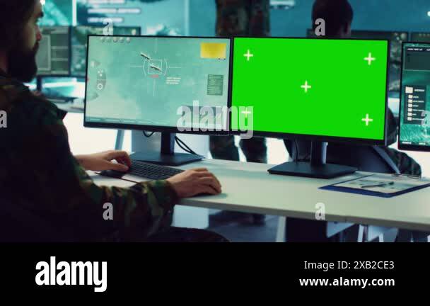 Army officer uses satellite radar footage and a greenscreen in military ...