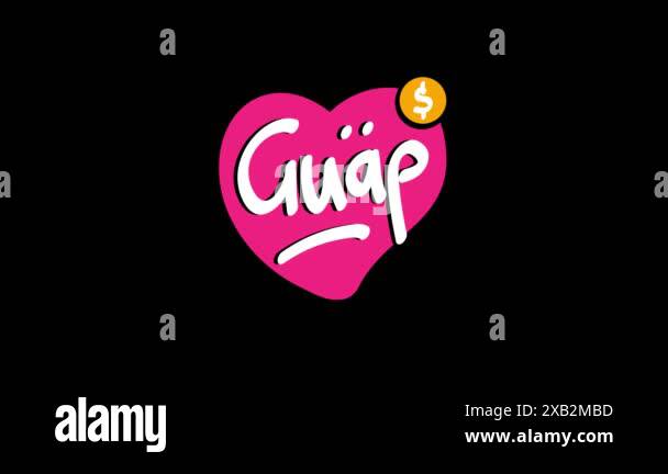 Create eye-catching and dynamic motion graphics with the slang "GUAP" by incorporating bold ...