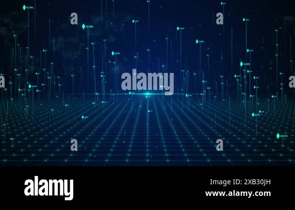 3D Animation of Neural Network Artificial Intelligence, Deep Learning ...