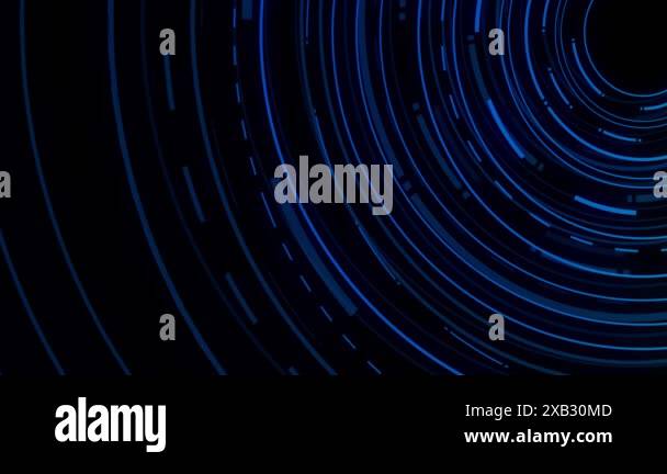 Futuristic sci-fi circle wave cyberspace. wave spiral lines dots ...