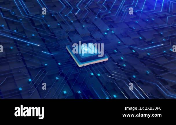 AI controls global network. Robot hand point Earth cyber space. Robotic ...