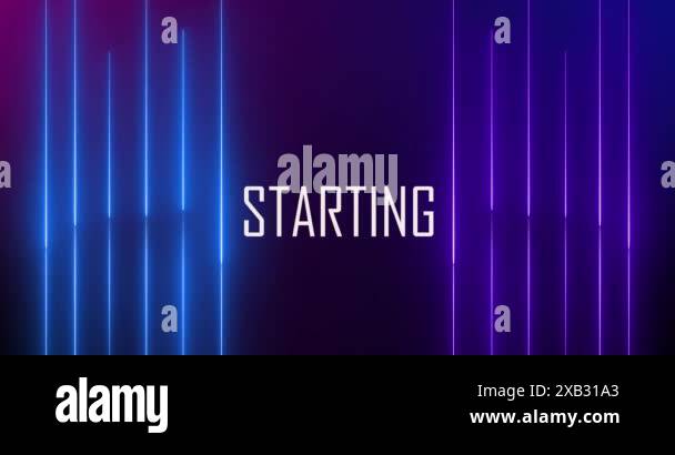 Live Streaming Background Frame - Animated Neon Overlay Template ...