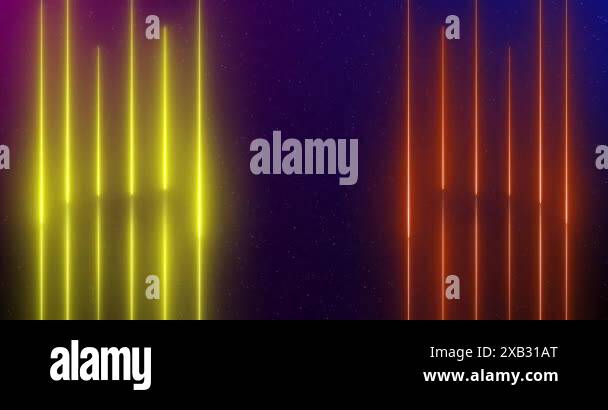 Live Streaming Background Frame - Animated Neon Overlay Template ...