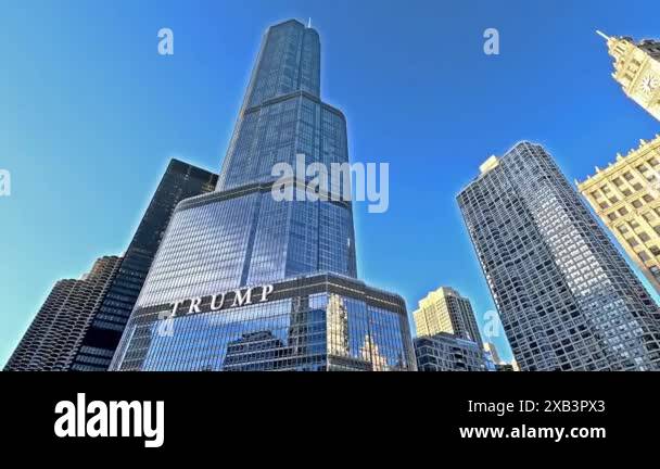 Chicago trump tower view Stock Videos & Footage - HD and 4K Video Clips ...