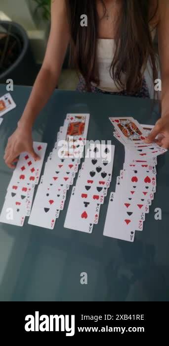Solitaire game of cards Stock Videos & Footage - HD and 4K Video Clips ...