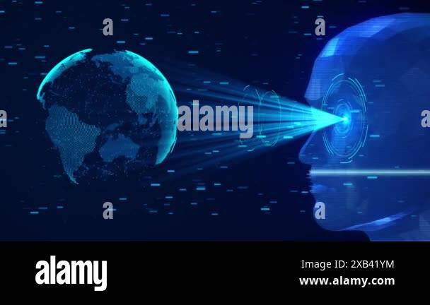 AI artificial intelligence digital network computer Technology engineering. Machine Learning ...