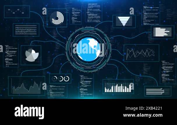 Technology hologram HUD Hi-tech interfaces layout stage background ...