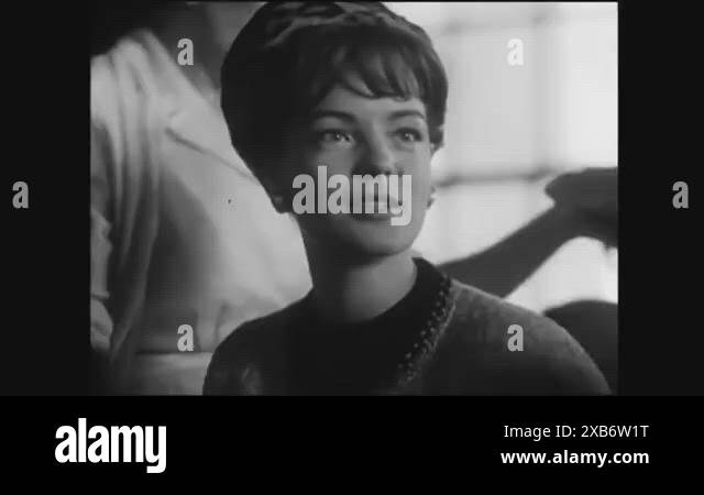 VIENNA - 1963 - Romy Schneider rehearses a dance with Otto Preminger ...