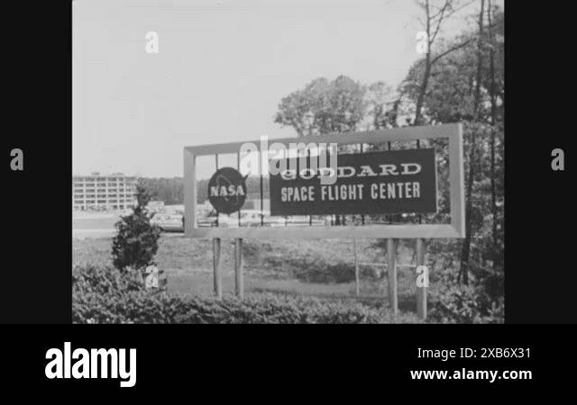 USA - 1960s - The Alouette satellite undergoes a balance test at NASA's ...
