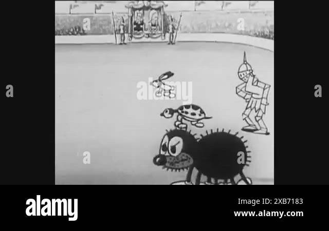 USA - 1930 - In this animated film, a spider races with the tortoise ...