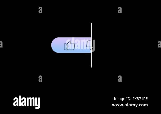 Animated Thumbs up and down hand Emoji. Like and dislike button ...