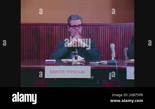 USA - 1972 - Boston University's Dr. Richard Berendzen introduces ...