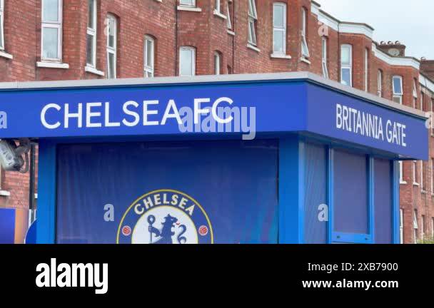 Stamford bridge stadium of FC Chelsea Football Club - LONDON, ENGLAND ...
