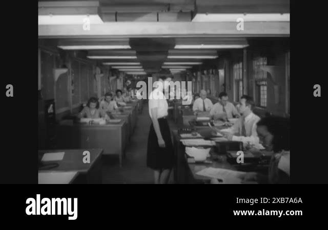 1940s - Secretaries and other office workers are employed by the Atomic ...