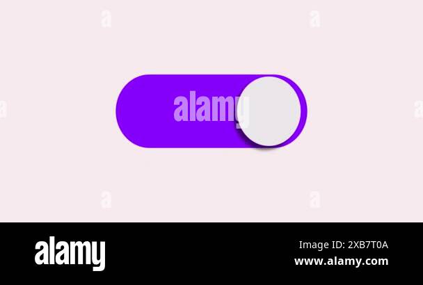 Switch turn on and turn off button animation with color-changing ...