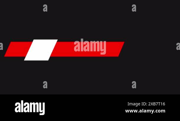 Smooth movement Animation of the modern lower third at high resolution ...