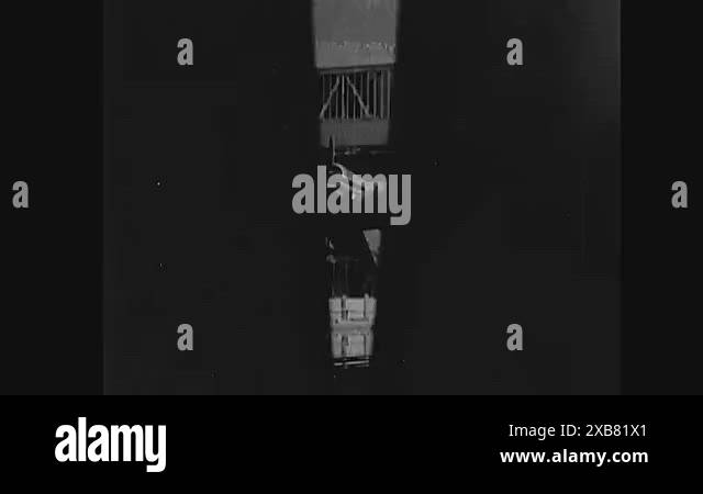 1945 - Giant seaplane takes off in France during WW2 Stock Video ...