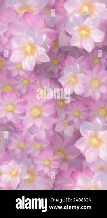 Vertical video - beautiful floral motion background animation in the ...