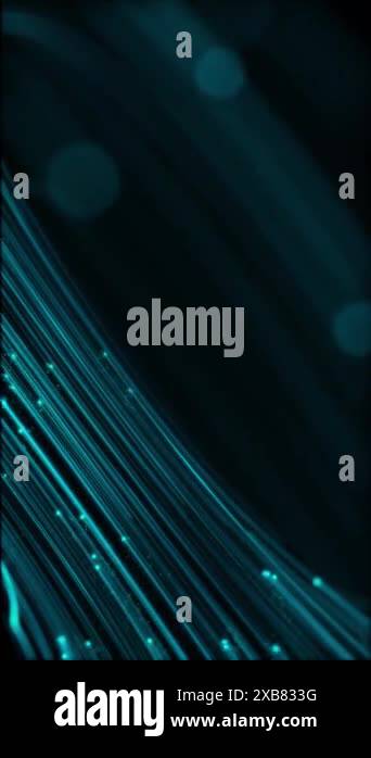 Vertical video - digital data stream background animation with a fast ...