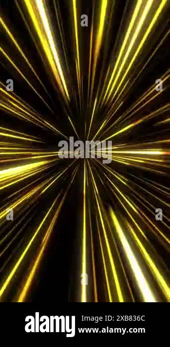 Vertical video - cosmic interstellar hyperspace motion background animation. Flying at warp ...