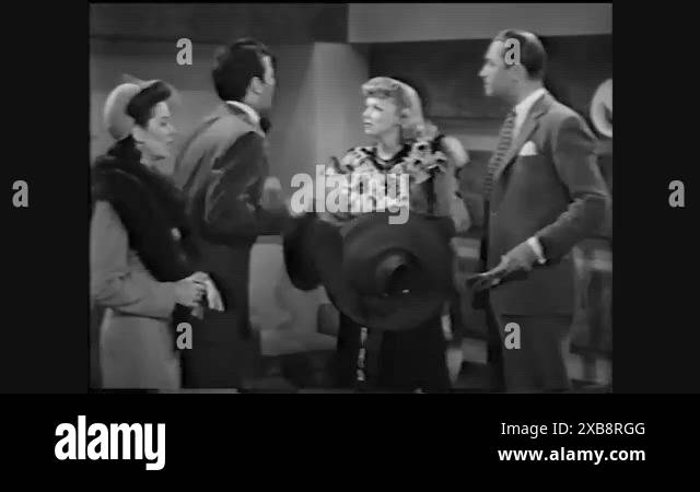 1940 - In this romantic comedy, two couples are arguing and pushing ...